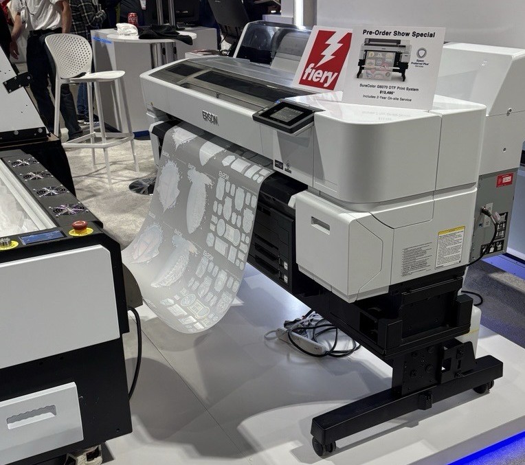 Epson DTF Printer at Impressions Expo Long Beach 2025